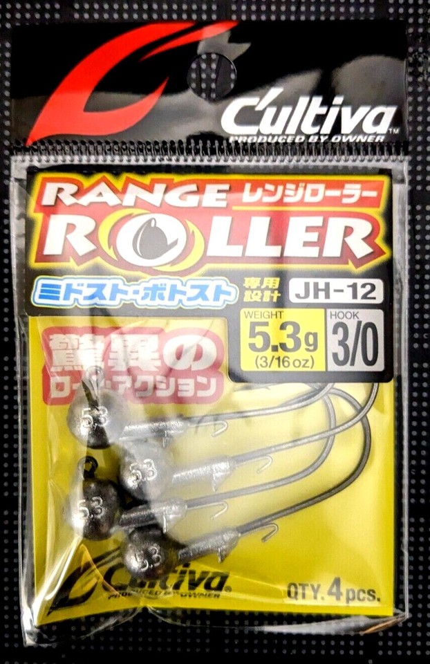Owner Cultiva Range Roller JH-12 Finesse Jig Head Mid Strolling | eBay
