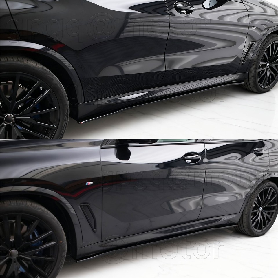 For BMW G05 X5 M Sport F95 X5M 19-2025 V Style Gloss Black Side Skirt ...