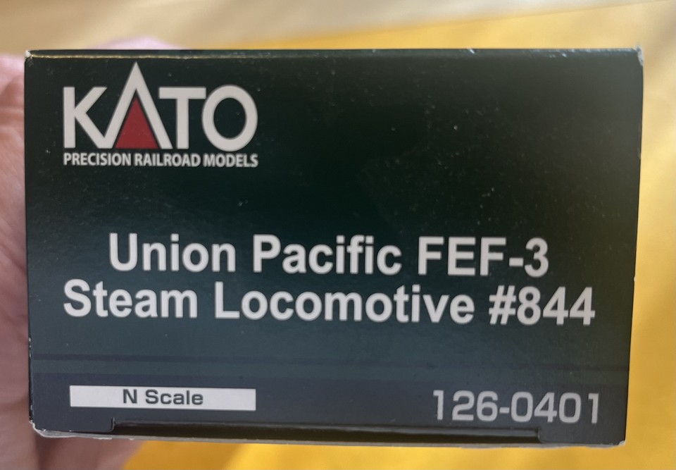 KATO 1260401 N Scale Union Pacific FEF-3 844 Steam 126-0401 DC ...