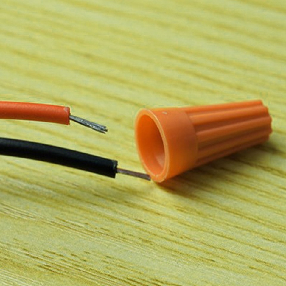 500pcs Wire Cap Ground Wire Connector Screw Terminal For Quick ...