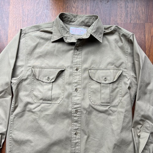 CC Filson Feather Cloth Shirt Long Sleeve Button Up Vintage Cotton ...