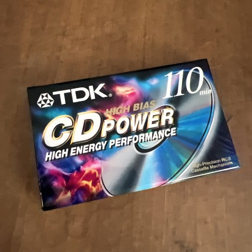 LOT OF 24 TDK CD POWER 110 BLANK AUDIO CASSETTE TAPE HIGH BIAS Type II ...