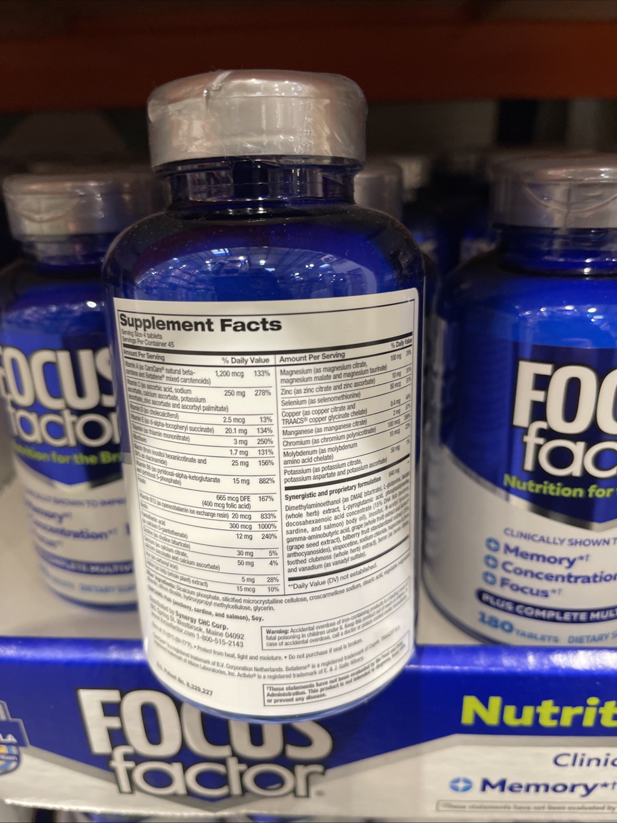 Focus Factor 466022 Brain Supplement - 150 Tablets for sale online | eBay