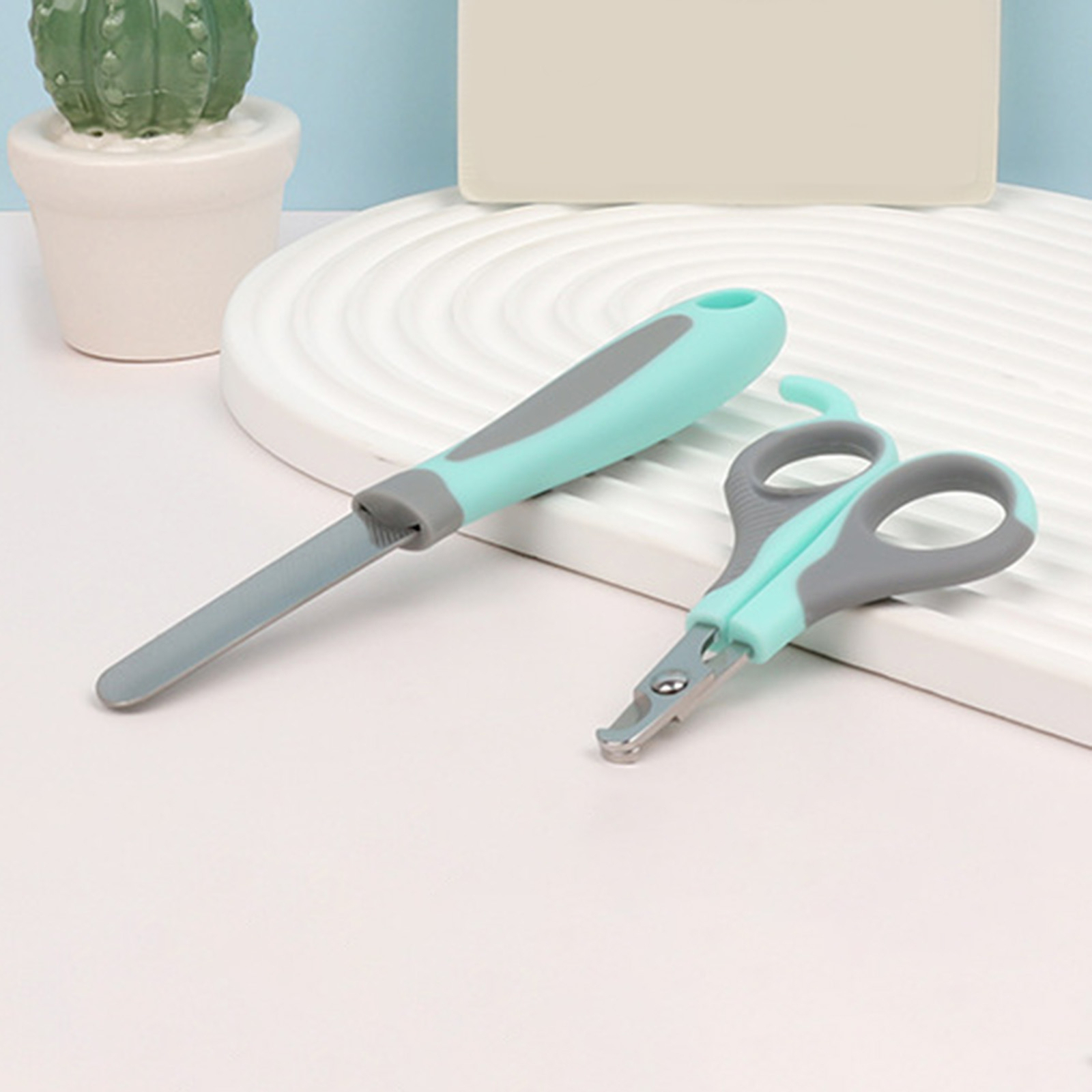 Pet Nail Clipper Nail File Set Comfortable Grip Nail Trimming Puppy ...