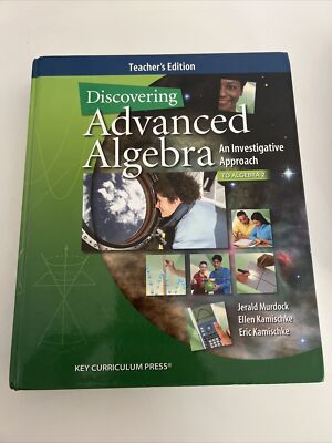 Discovering Advanced Algebra Teacher’s Edition | eBay