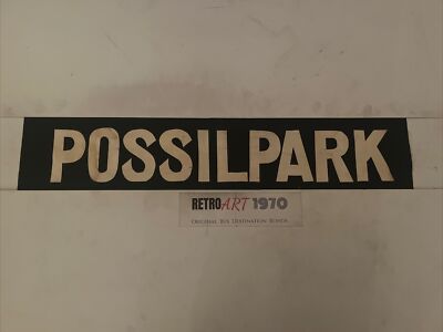 Possilpark Possil Park - KMG Scotland Maryhill Depot Glasgow Bus Blind ...