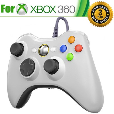 Wired Controller USB For PC Compatible With Xbox 360 / Windows 7 8 10 ...