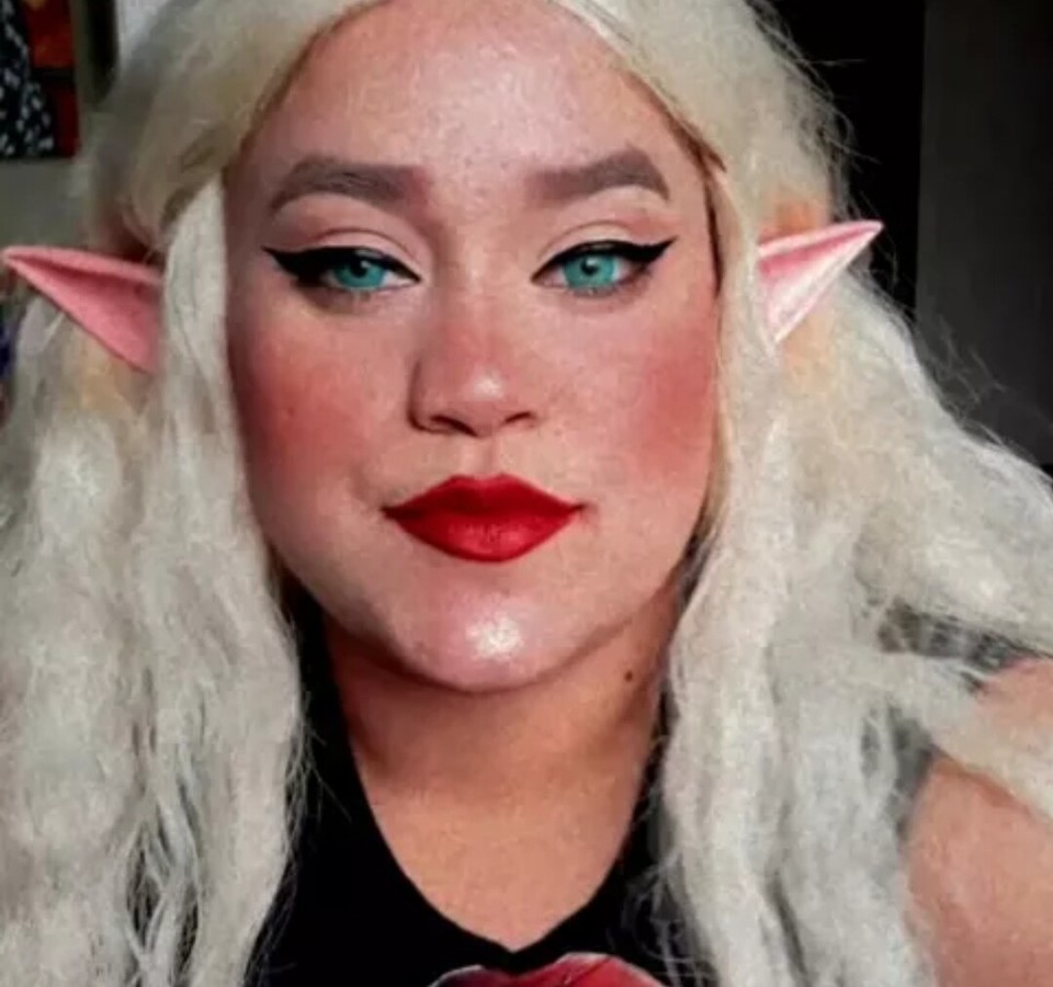 USA Pair Elf Ears Fairy Cosplay Tan Pale Latex prosthetic Hobbit Frodo ...