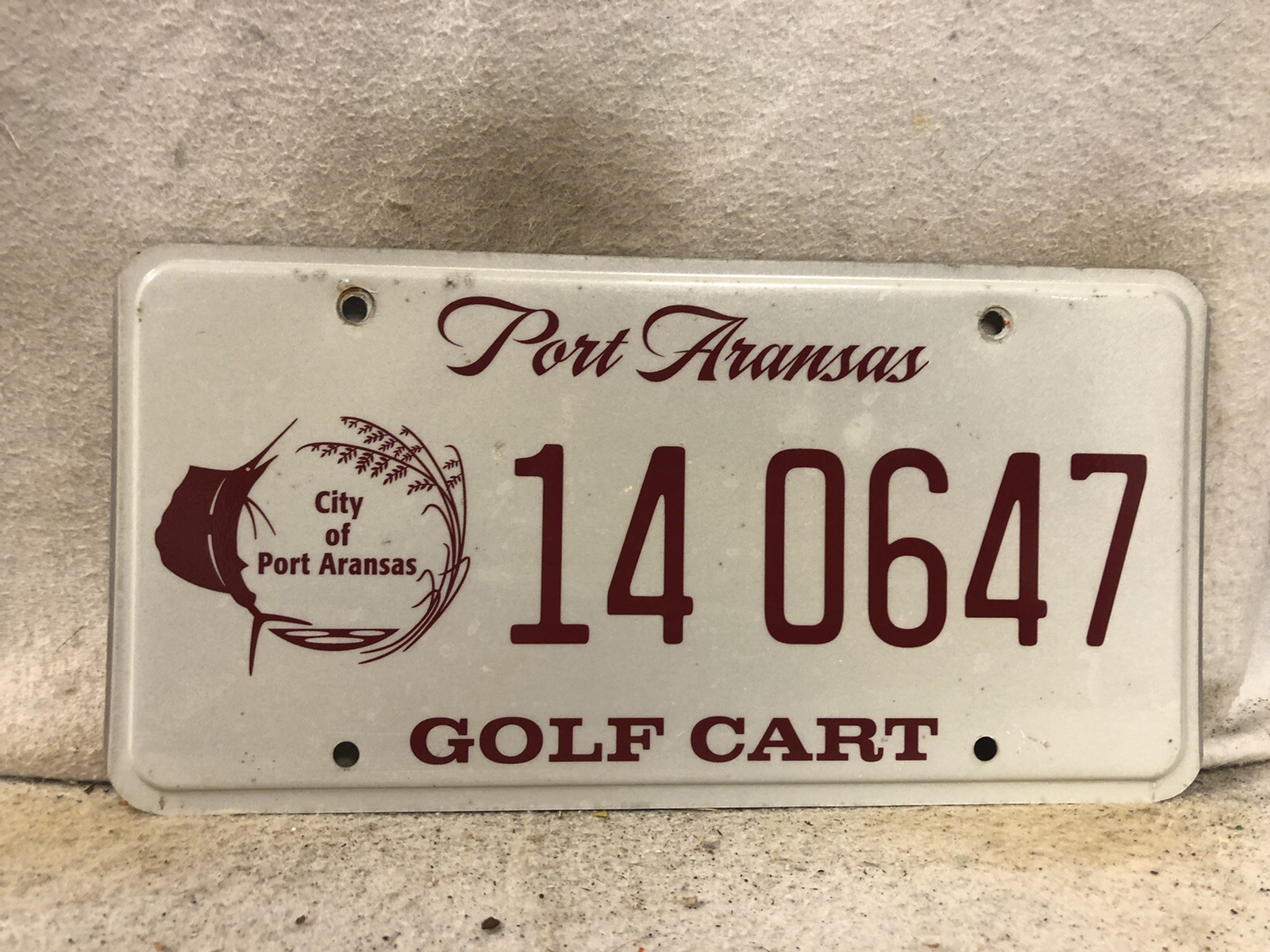 2015 Port Aransas Golf Cart License Plate | eBay