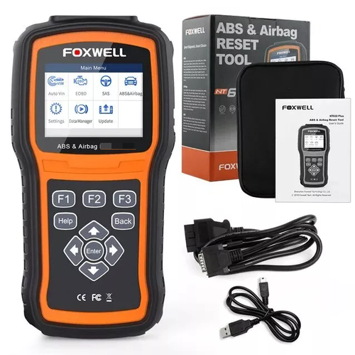 FOXWELL OBD2 Scanner Code Reader Brake Bleeding ABS SRS Resets ...