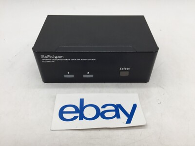 StarTech SV231DPDDUA2 2 Port DisplayPort Dual Monitor KVM Switch FREE S ...