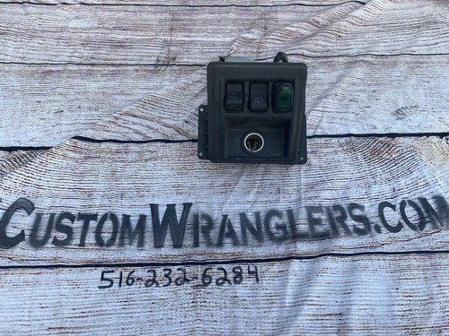 Jeep TJ Wrangler OEM Center Dash Switch Panel w Hardtop 97-02 wiper ...