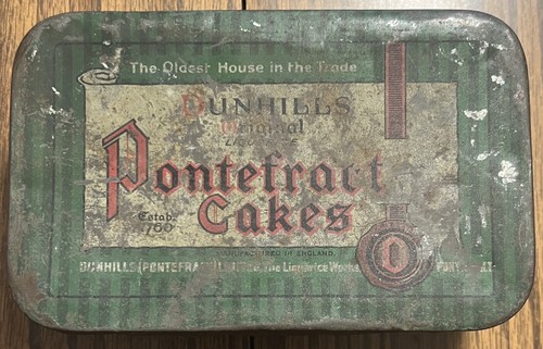 Dunhill's Pontefract Cakes Tin (England) Vintage | eBay