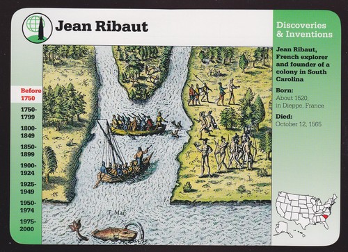 JEAN RIBAUT Explorer St John's River Florida 1996 GROLIER STORY OF ...