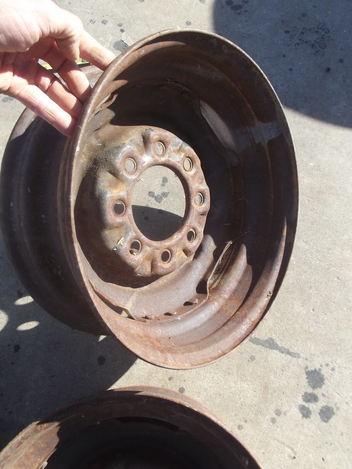 8 LUG STEEL CHEVROLET TRUCK 16.5" WHEELS 1966 1965 1964 chevy rimS GM ...