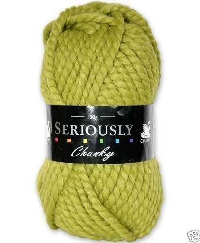 Cygnet SERIOUSLY CHUNKY Knitting Acrylic Yarn / Wool 100g - 3877 Meadow ...