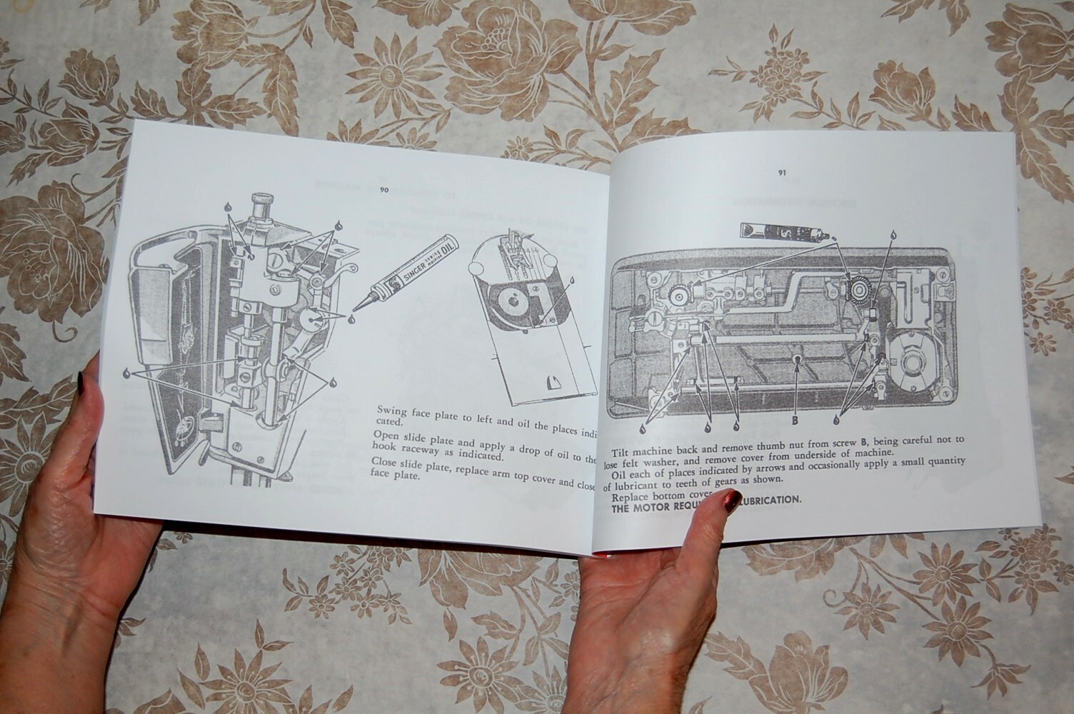 Large Deluxe-Edition Instructions Manual for Singer 401, 401A Sewing ...