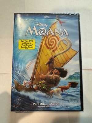 Moana, Disney, Animated, Family, DVD, 2016 Sealed Charity DS44 ...