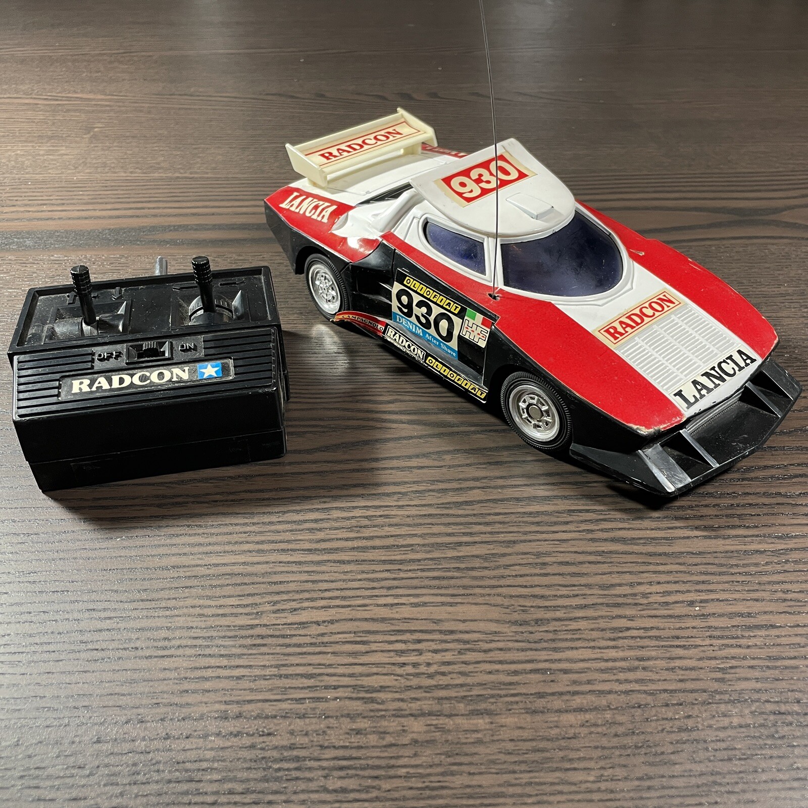 Radcon Lancia Stratos Rally Remote Control R/C Car Retro 80s Vintage ...