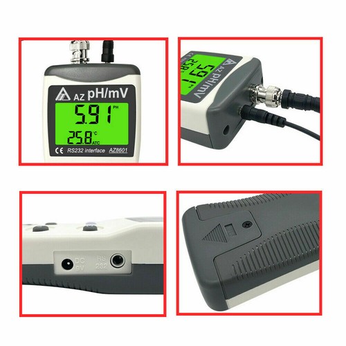 AZ8601 PH Meter pH/mV ORP &Temperature Meter Oxidation Reduction ...