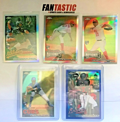 2010 Topps Chrome & Update baseball YOU PICK Base, Refractor, Blue/199 ...
