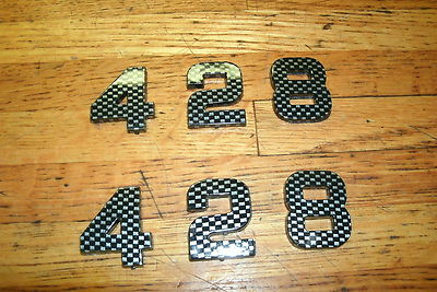 FORD 428 428CJ 428SCJ 428PI 428 ENGINE HOOD SCOOP QUARTER TRUNK EMBLEMS ...