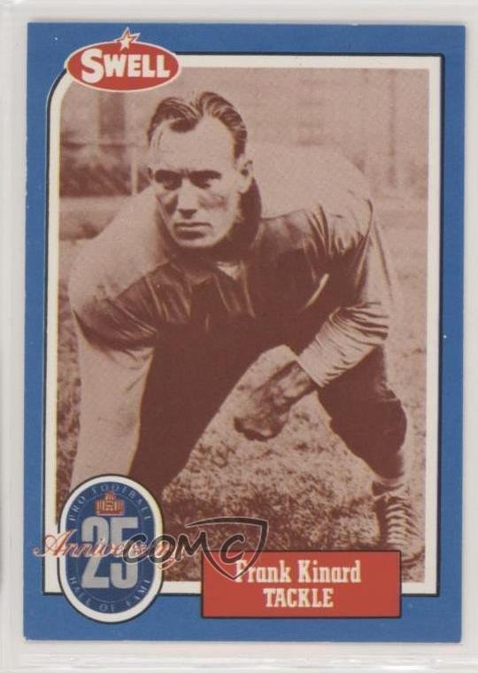 1988 Swell Football Greats Hall of Fame Bruiser Kinard Frank Kinard #63 ...