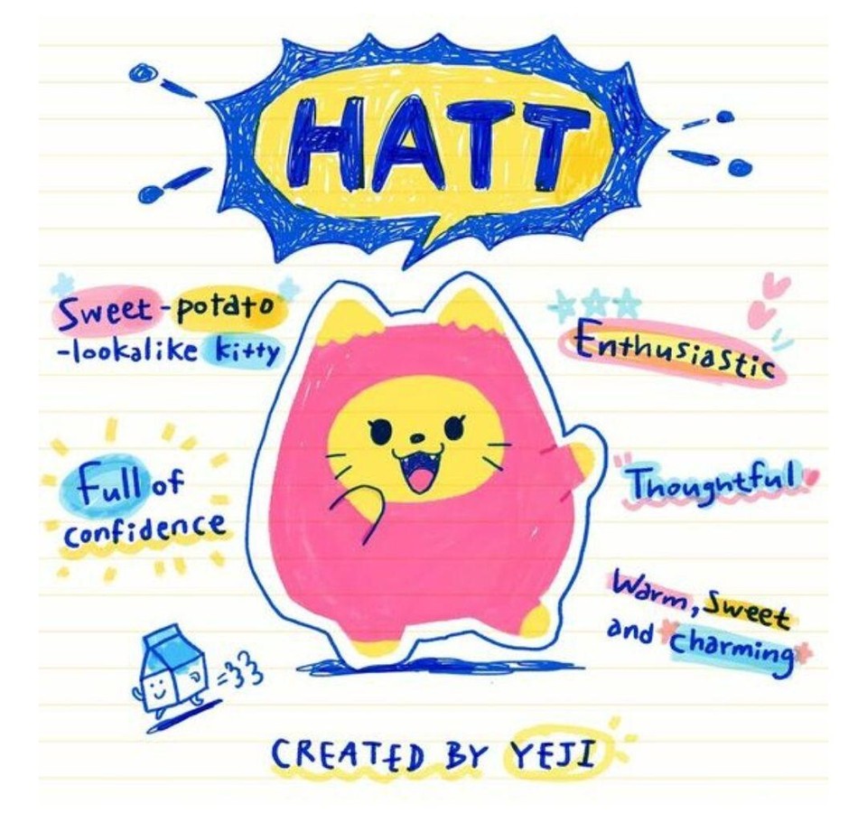 ITZY WDZY x LINE FRIENDS HATT Plush Doll YEJI 7.9in Lia Size S Official ...