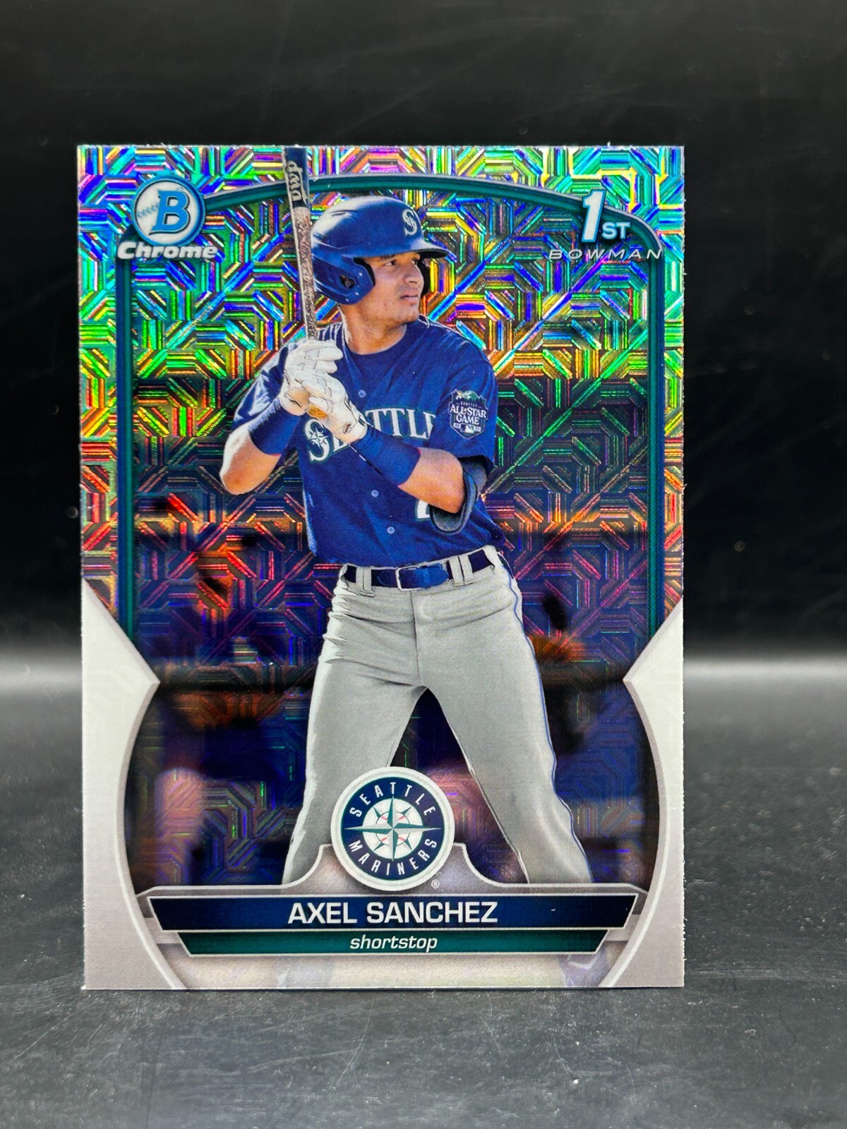 Axel Sanchez 2023 Bowman Chrome Mega Box Mojo #BCP-73 Seattle Mariners ...