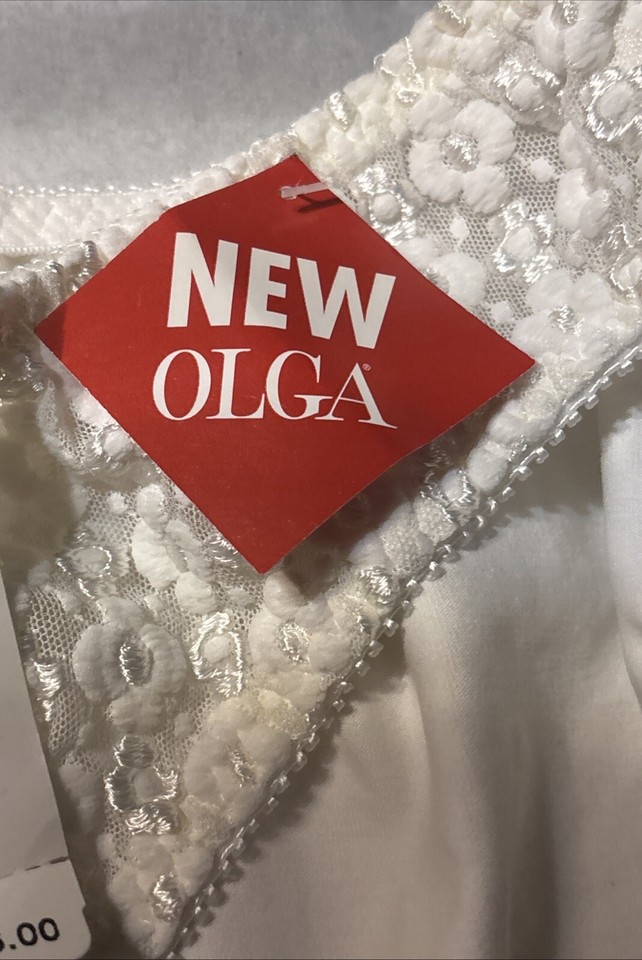 NWT Vintage Olga Secret Simply Satin Lace High Waist Bikini Panties ...