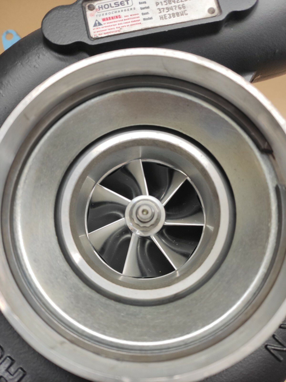 Turbolader Turbo Holset HX35 T3 10cm twin scroll billet V-band made in ...