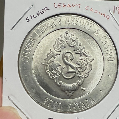 SILVER LEGACY CASINO RENO NV ALUMINUM TOKEN | eBay