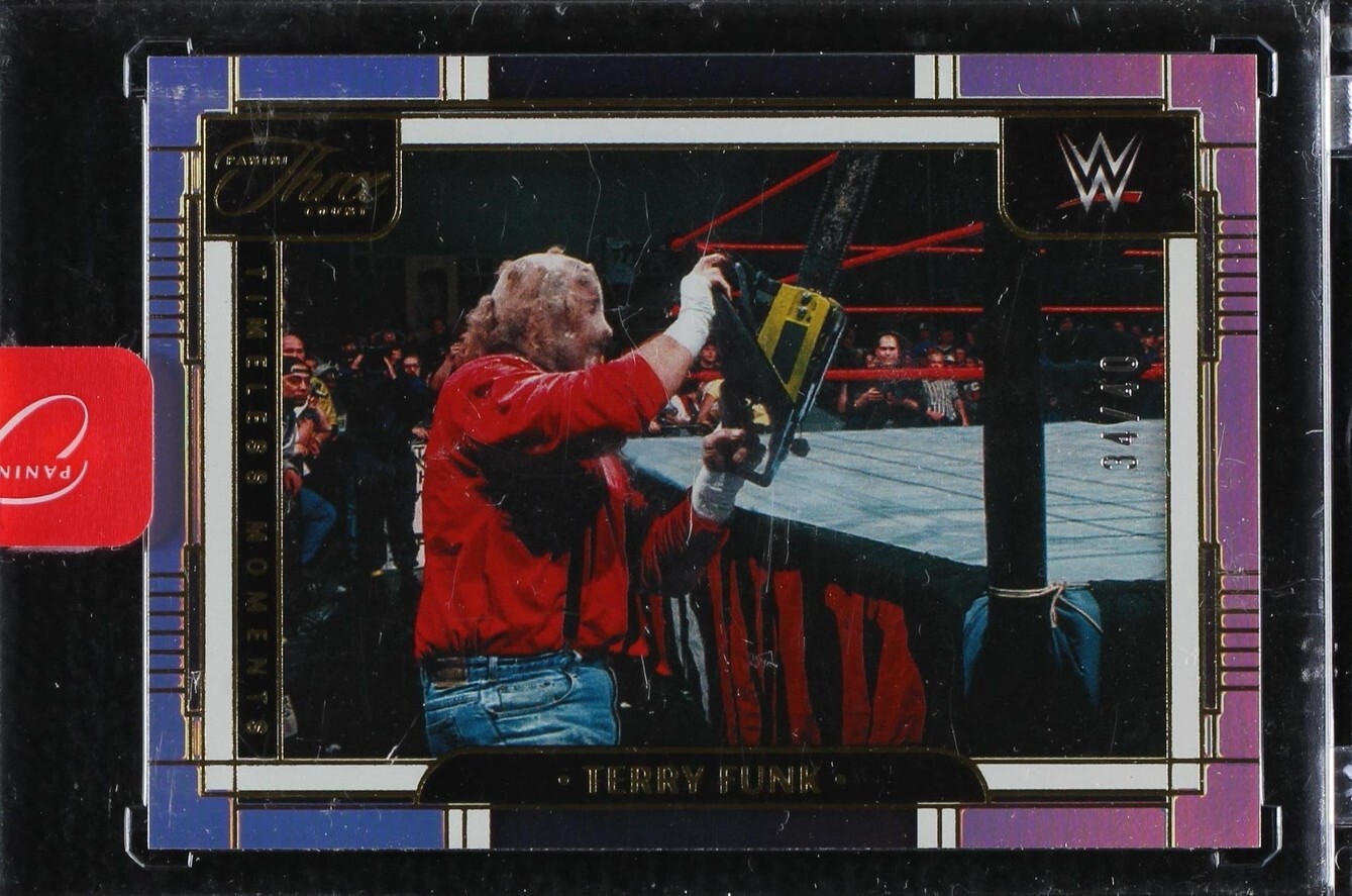 2024 Panini Three Count WWE - Timeless Moments Terry Funk #189 /40 for ...