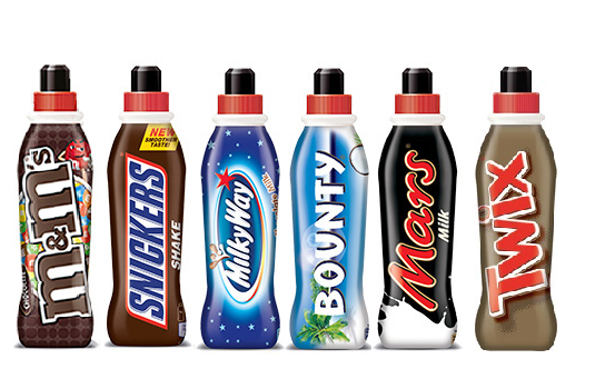 MARS MILK SHAKE COLD DRINK - 350ml - SNICKERS TWIX M&M'S MILKY WAY ...