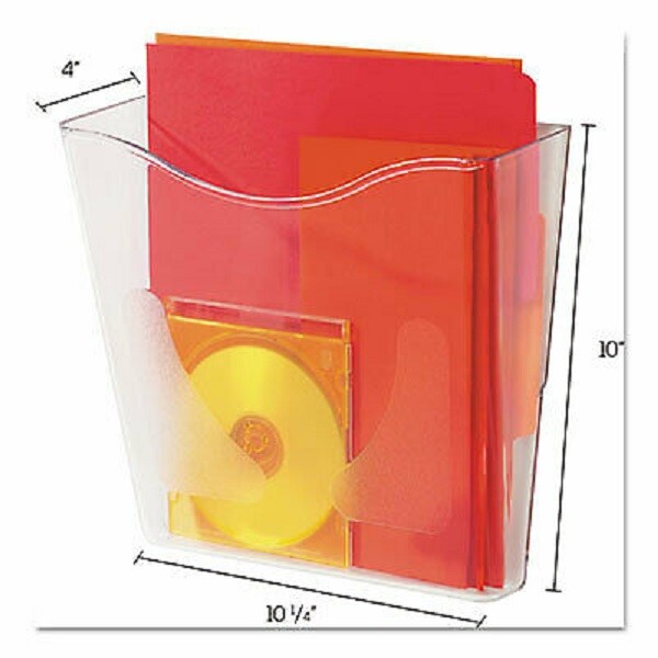 DEFLECT - O DOCUPOCKET 63001 PORTRAIT WALL POCKET, CLEAR | eBay