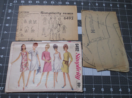 6492 Vintage 1960s uncut sewing pattern Miss dress size 10 Bust 31 | eBay