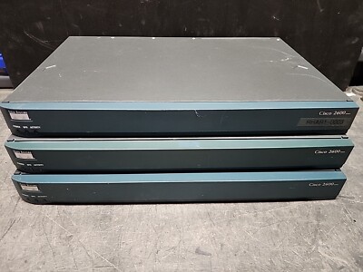 Cisco 2600XM Series Routers (x3) __ | eBay