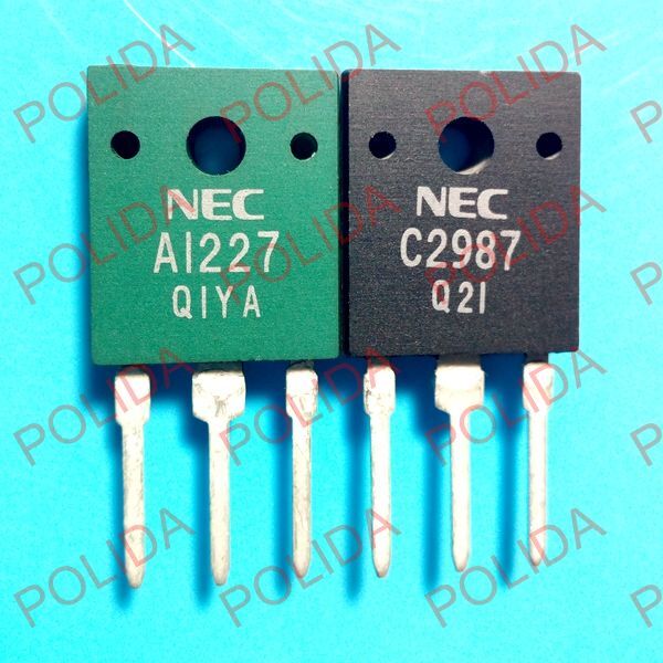 5pairs OR 10PCS Transistor NEC TO-3PF 2SA1227/2SC2987 A1227/C2987 | eBay