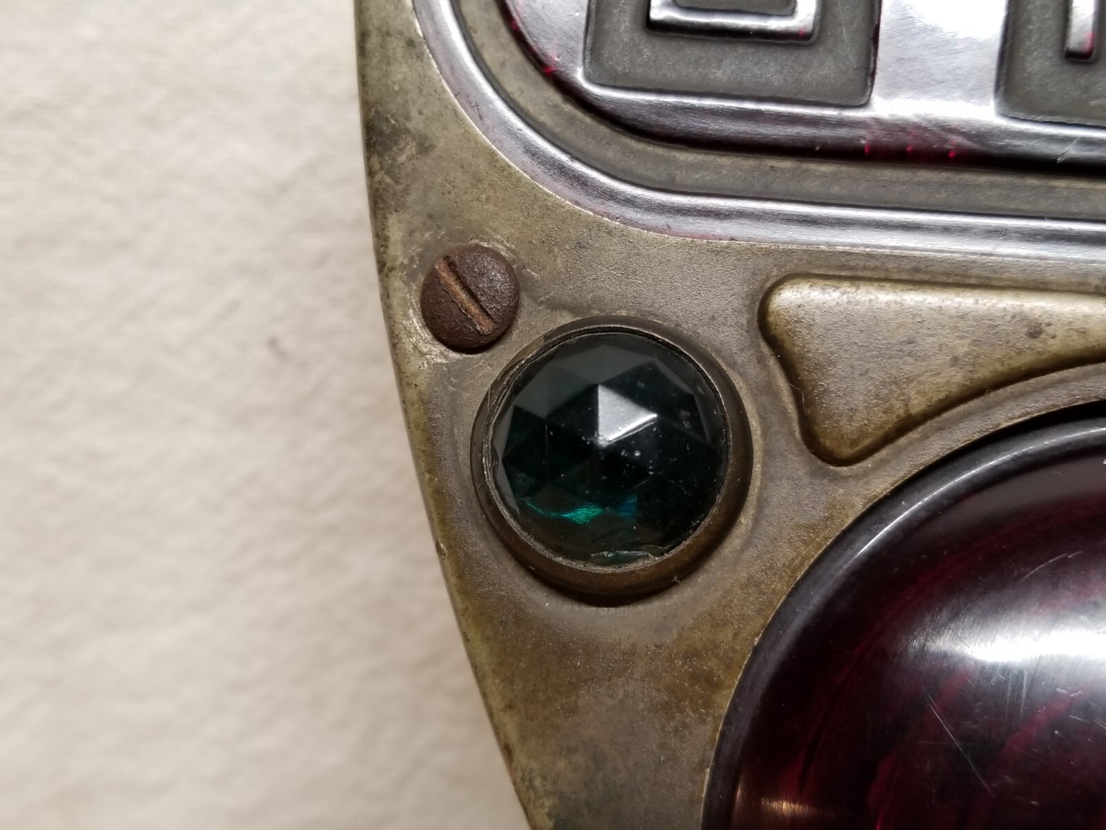 Vintage Antique C. M. Hall Lamp Co. Stop Light Tail Lamp Duesenberg ...