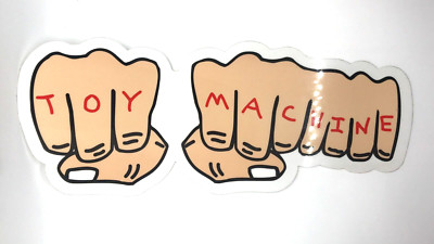Toy Machine Skateboard Huge Knuckles 👊🏻👊🏻 Sticker Decal 12” Extra Large ...
