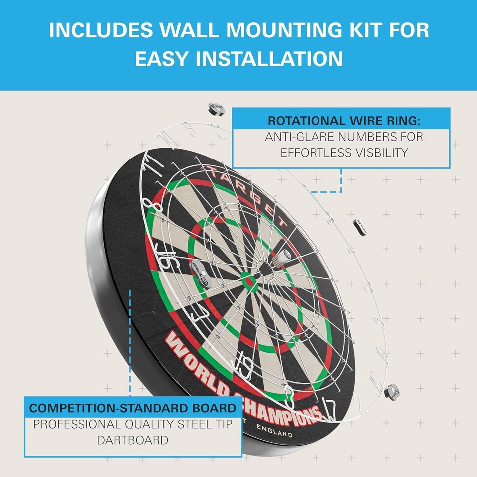 Target Darts Dart Board World Champions Professional Competition Sisal ...