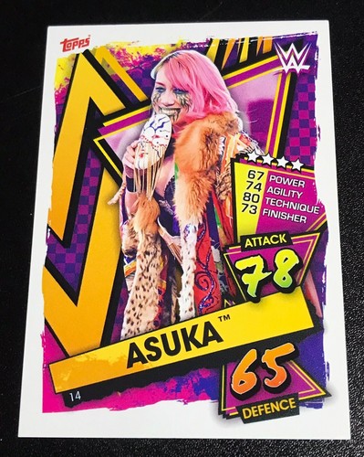 2021 Asuka WWE Topps Slam Attax #14 Wrestling Card | eBay