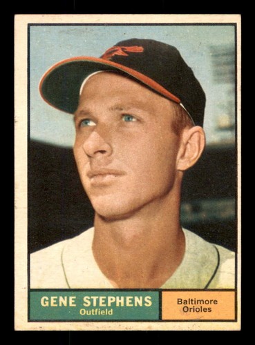 1961 Topps Baseball #102 Gene Stephens VG *e3 | eBay