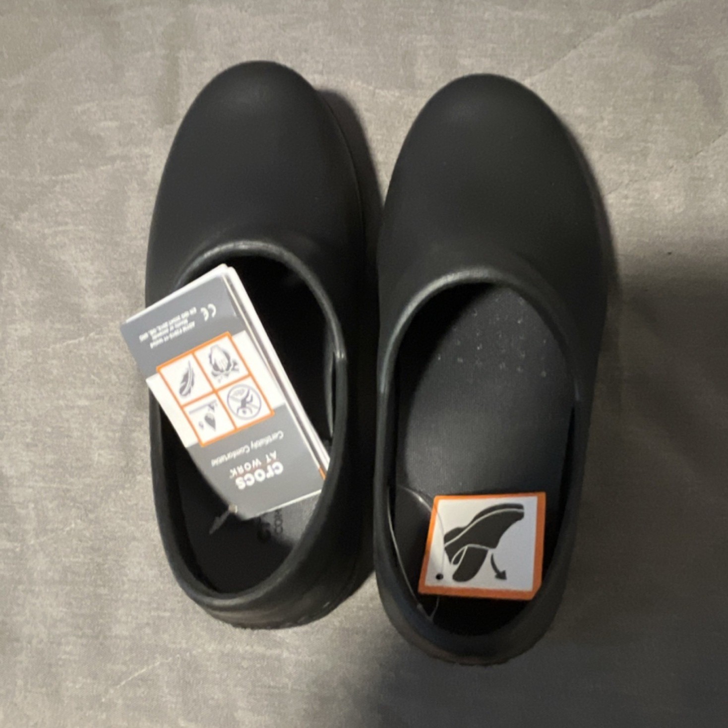 Crocs Black Slip-Resistant Waterproof Work Clogs woman’s size 8 | eBay