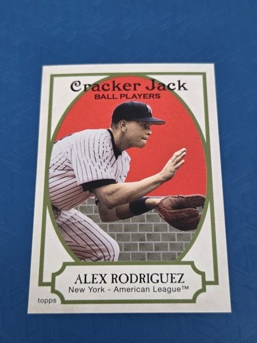 2005 Topps Cracker Jack Fielding #3b Alex Rodriguez Yankees BASEBALL ...