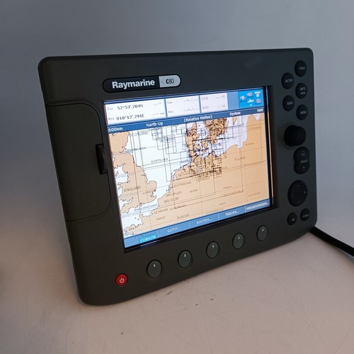 Raymarine C80 Chartplotter GPS Fishfinder Radar 8.4 LCD Display MFD ...