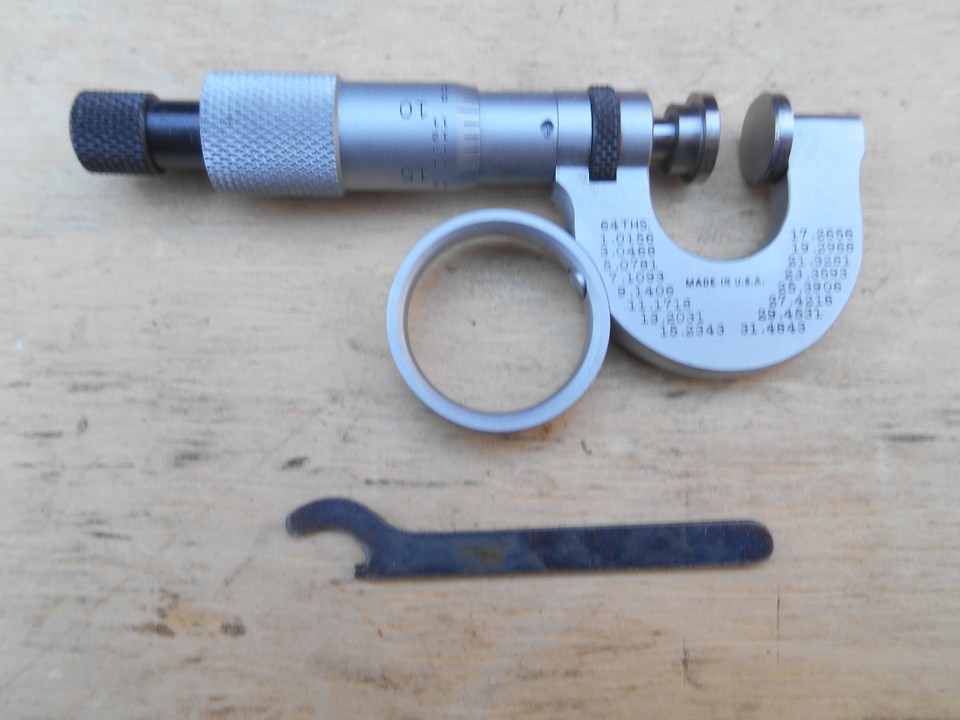 STARRETT 223 PAPER GAGE MICROMETER , 0-11/32 " , .001 | eBay