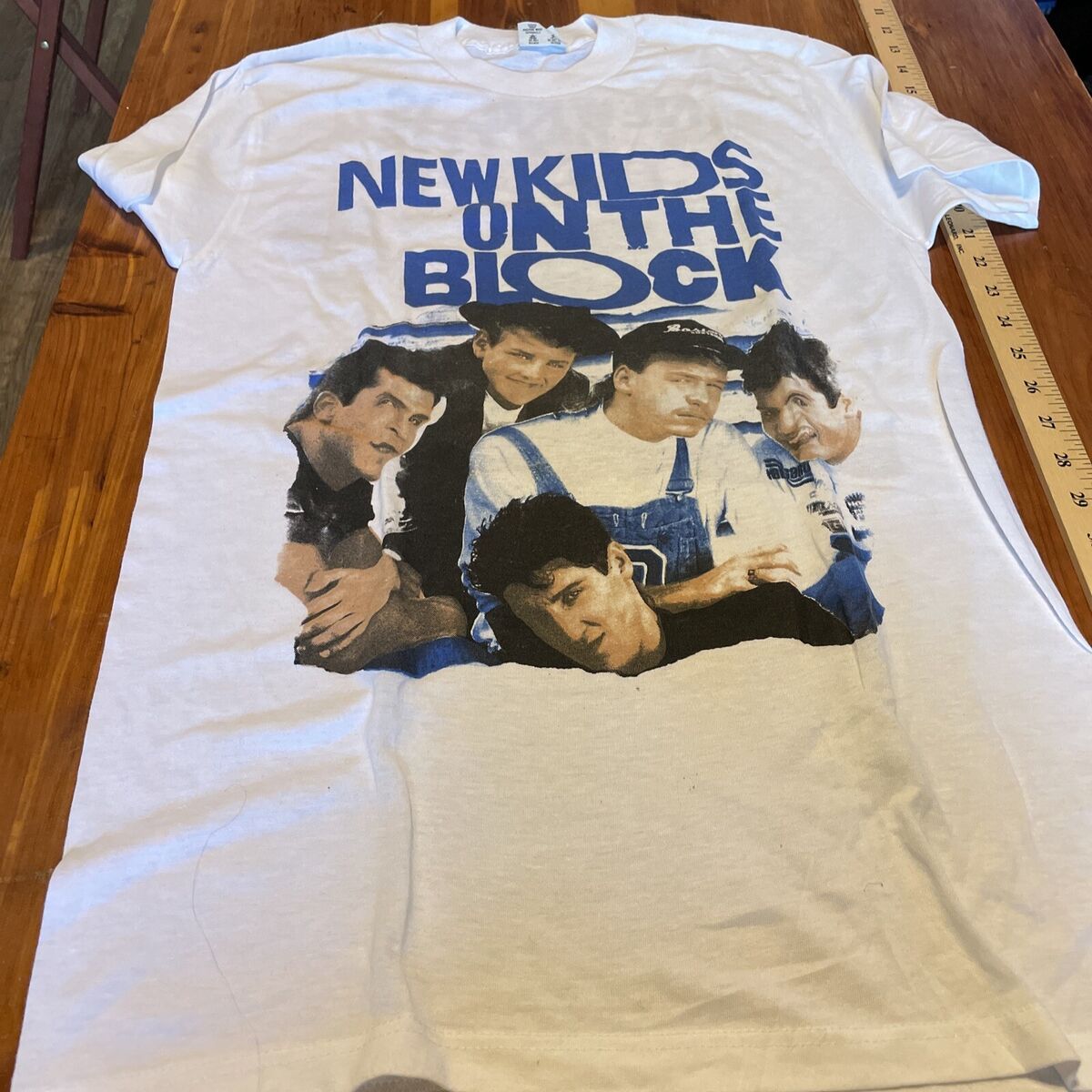 VTG 80s New Kids On The Block 1989 White Boy Band Concert T VTG 80s New Kids On The Block 1989 White Boy Band Concert T
