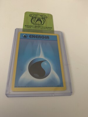 Pokemon 102/102 Card Game Energia Base Set Unlimited Italian Water ...