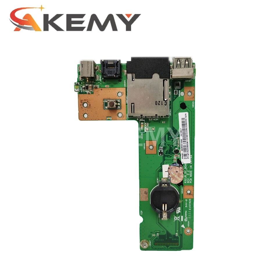 K52jr Usb Dc Jack Board Rev 2.2 For Asus K52 K52j K52jc K52dr X52f K52f ...